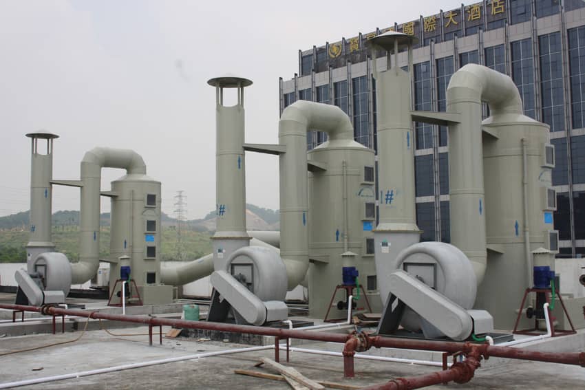 Waste gas treatment project of Yantai Jinao Environmental Protection ...